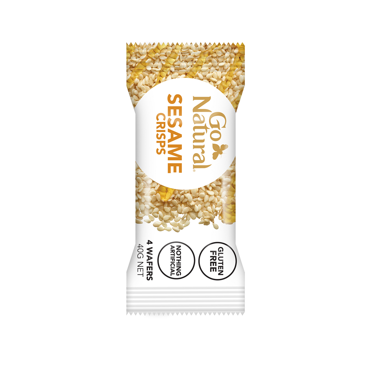 SESAME CRISPS 24x 40g | Go Natural Australia